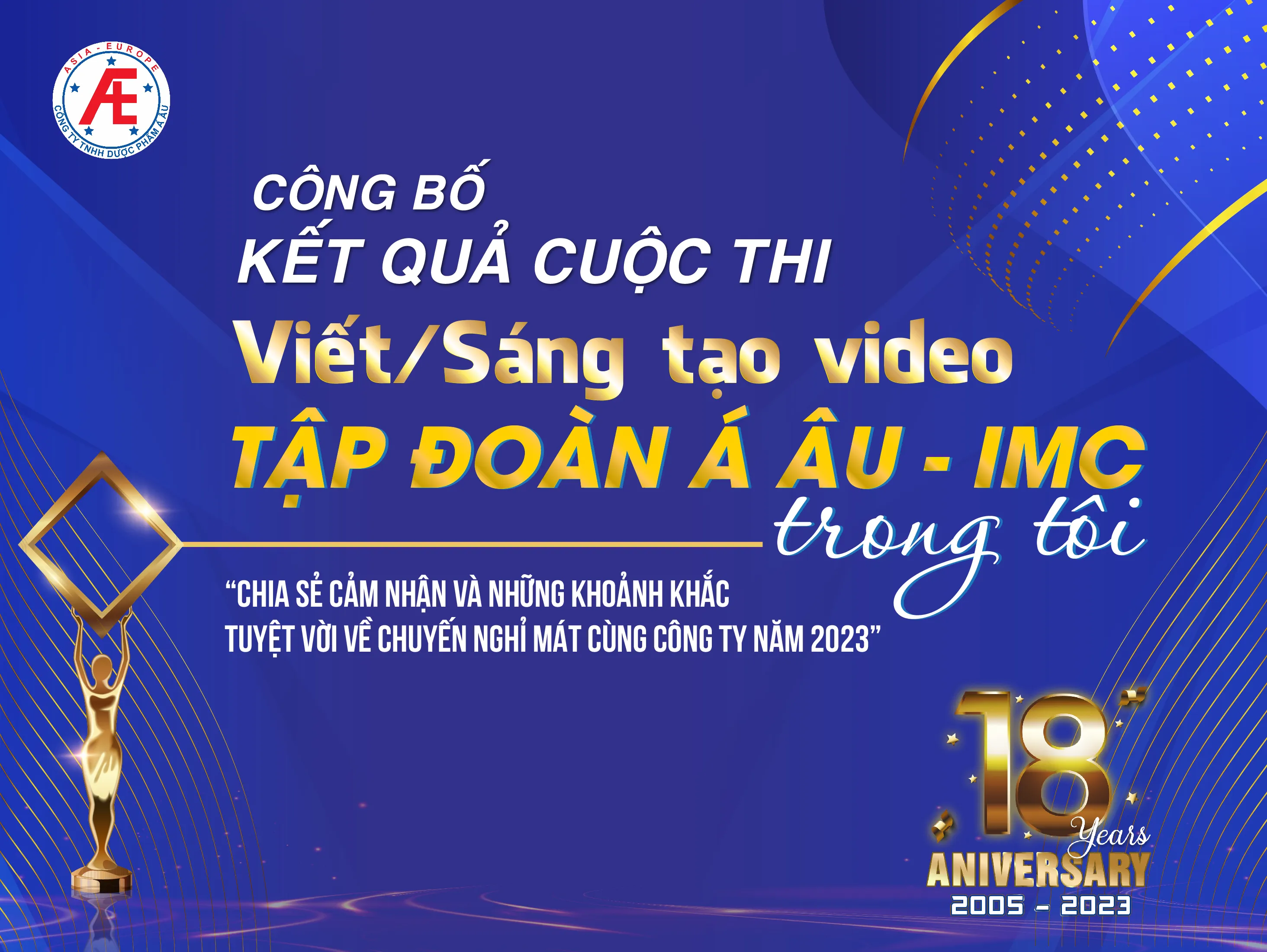 Trao giải cuộc thi viết/sáng tạo video: "Tập đoàn Á Âu - IMC trong tôi"
