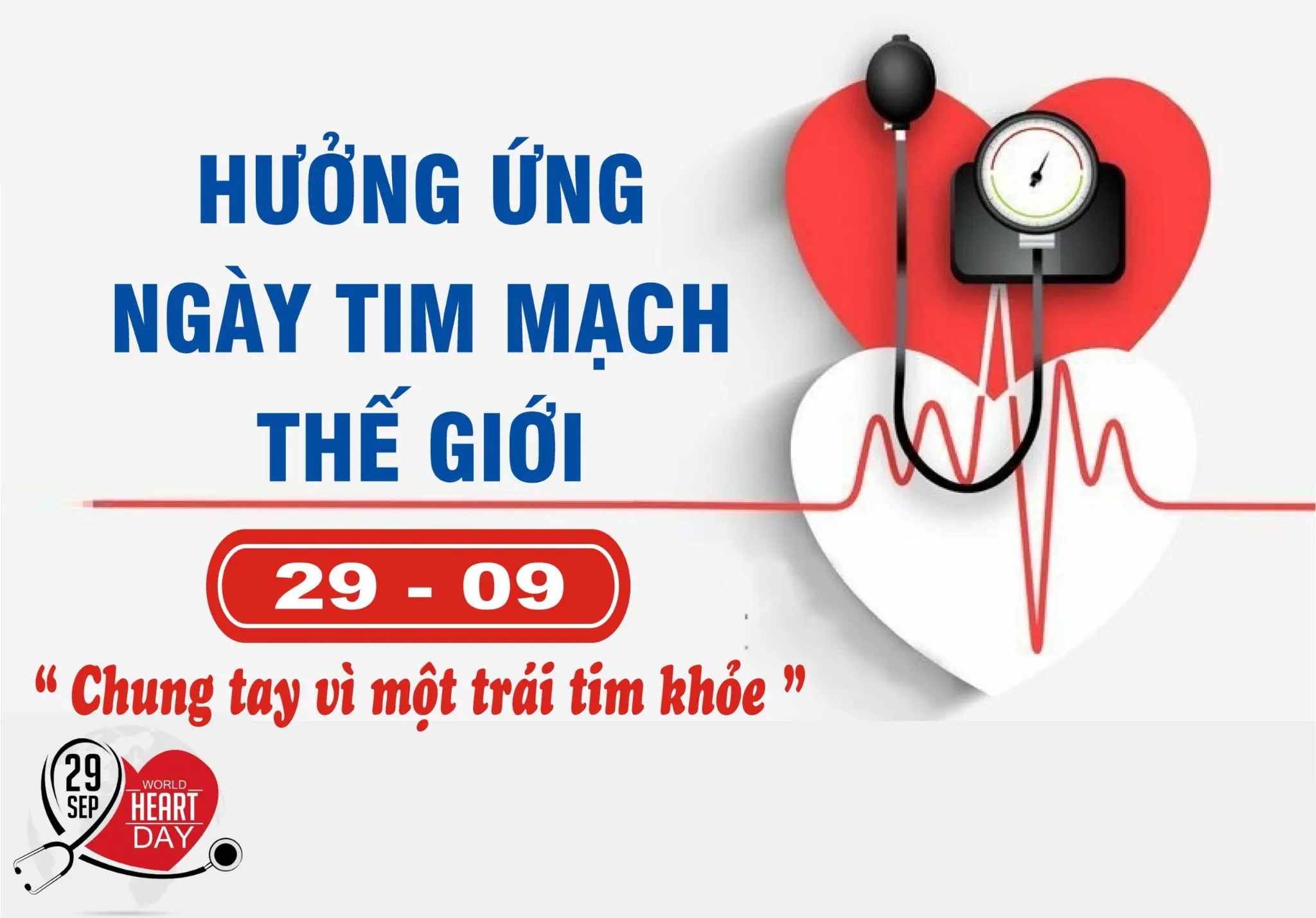 Hưởng ứng ngày Tim mạch thế giới 29/09/2024