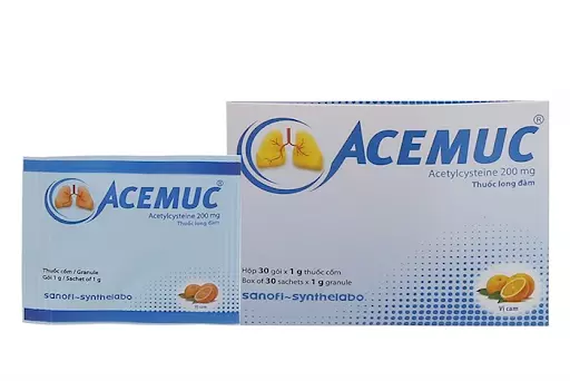 Thông tin về tác dụng và cách dùng thuốc Acetylcystein (Acemuc)